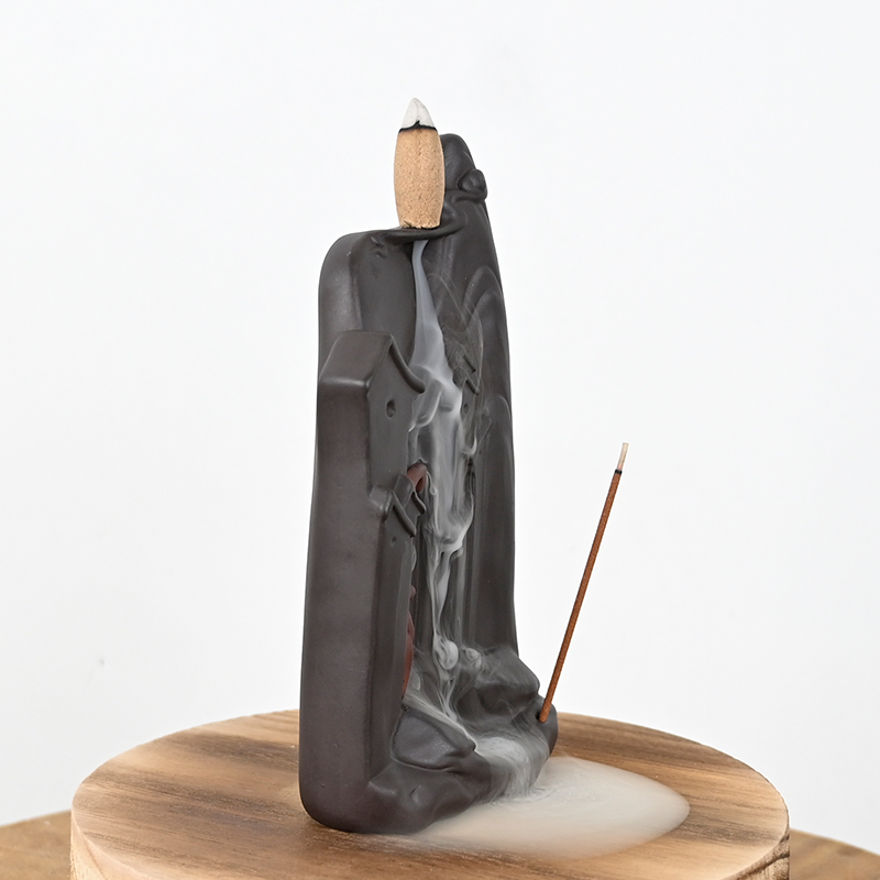 High Mountains And Running Water Design Waterfall Incense Flows Down ...