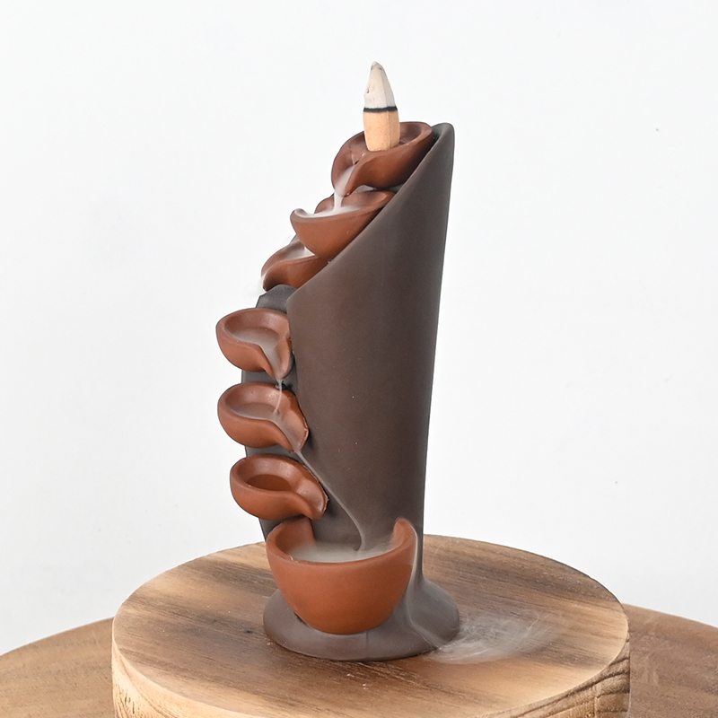 Ceramic Waterfall Backflow Incense Burner Cone Incense Holder - Buy ...